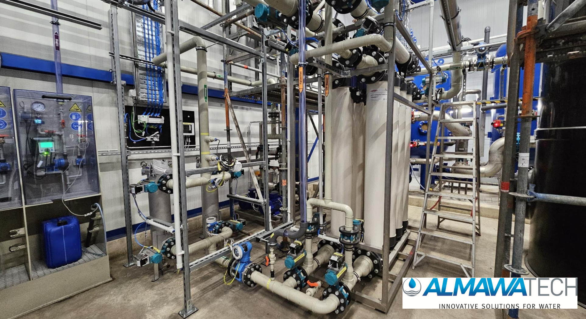 EEW, Germany, cooling water recycling, ALMA Osmo - ALMAWATECH
